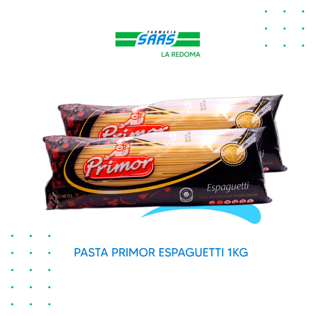 Pasta Primor Espaguetti 1 Kg - Farmacia la Redoma 2021 S.A.